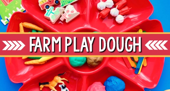 Farm Play Dough for Preschool