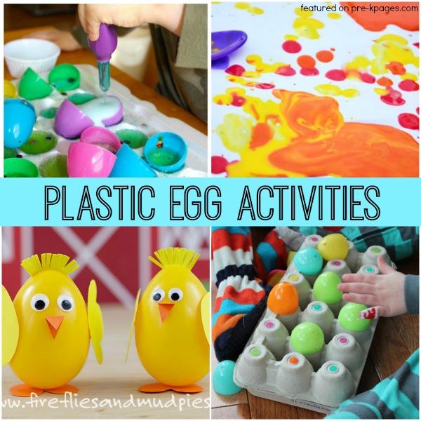 Preschool Easter Activities Using Plastic Eggs Pre K Pages