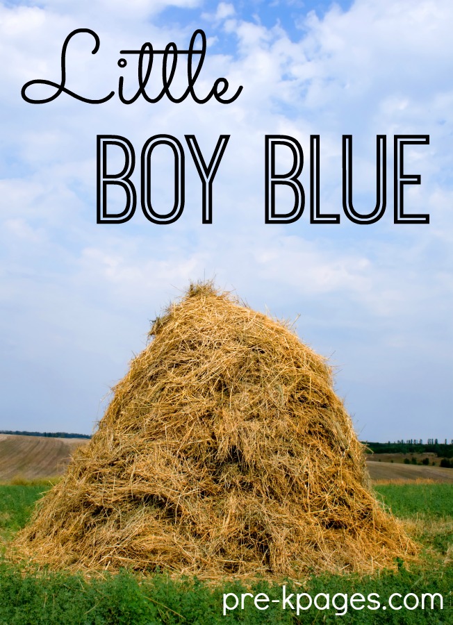 Little Boy Blue Activities Pre K Pages