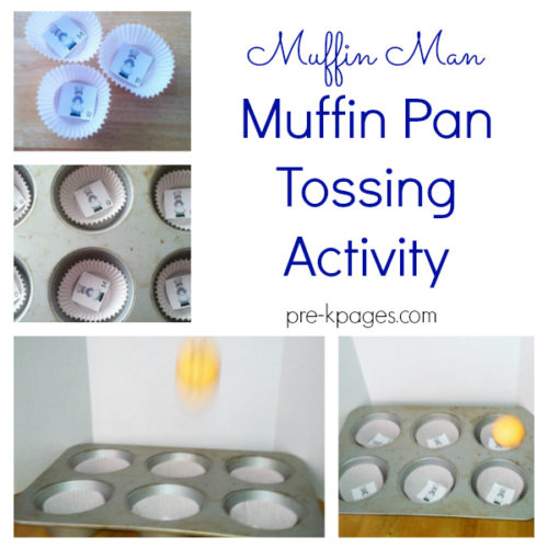 Muffin Man Tossing Activity - Pre-K Pages