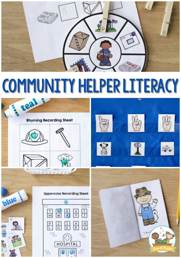 9 Community Helpers Preschool Literacy Activities 9 Community Helpers Preschool Literacy Activities