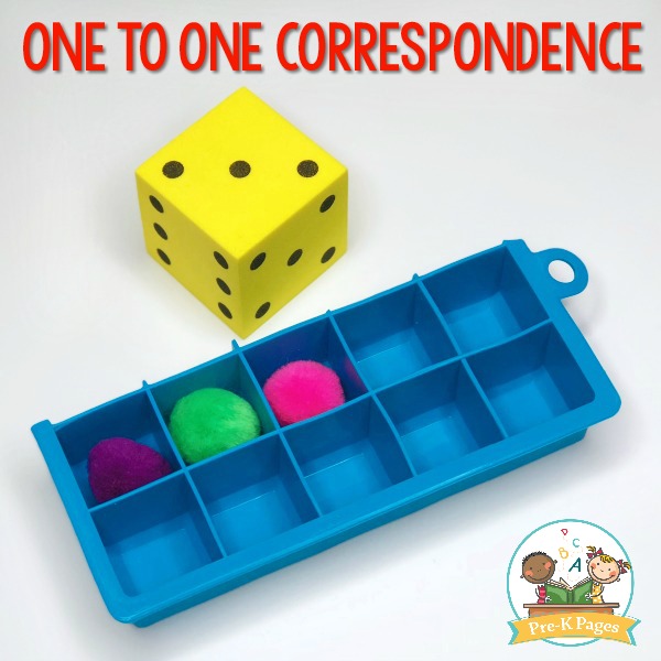 Pre K Math One to One Correspondence Activities For Preschool