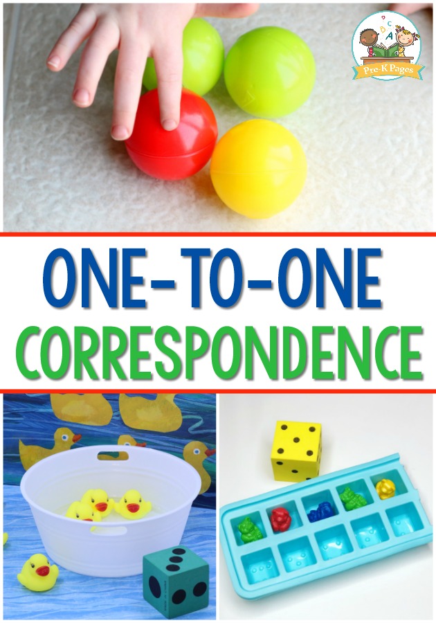 Pre K Math One to One Correspondence Activities For Preschool