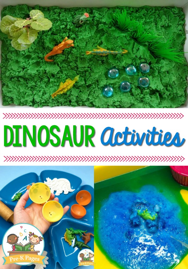 Dinosaur Theme Activities For Preschoolers Pre K Pages