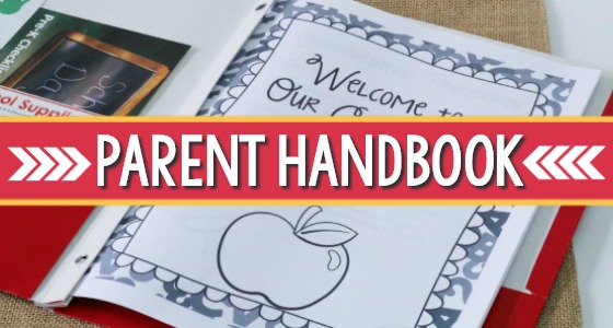 Preschool Parent Handbook Template Flyer Template