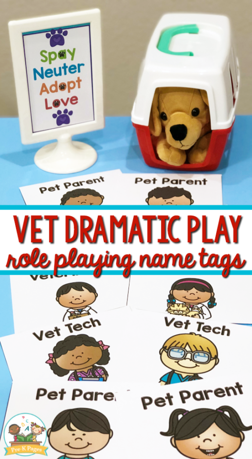 Vet Animal Hospital Dramatic Play