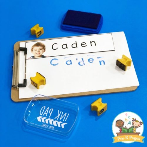 Editable Name Cards with Student Pictures - Pre-K Pages