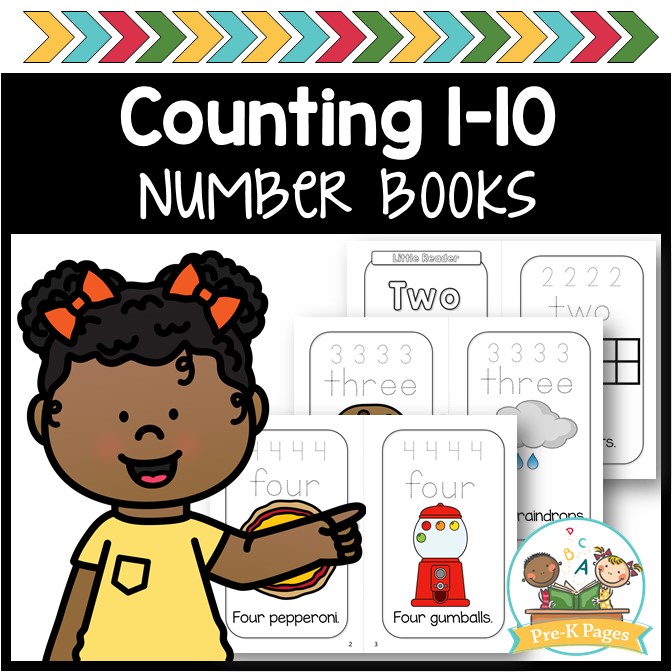 Counting Books Pre K Pages