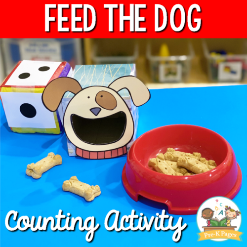 Feed the Dog Counting Activity - Pre-K Pages