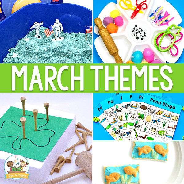 March Preschool Themes Pre K Pages