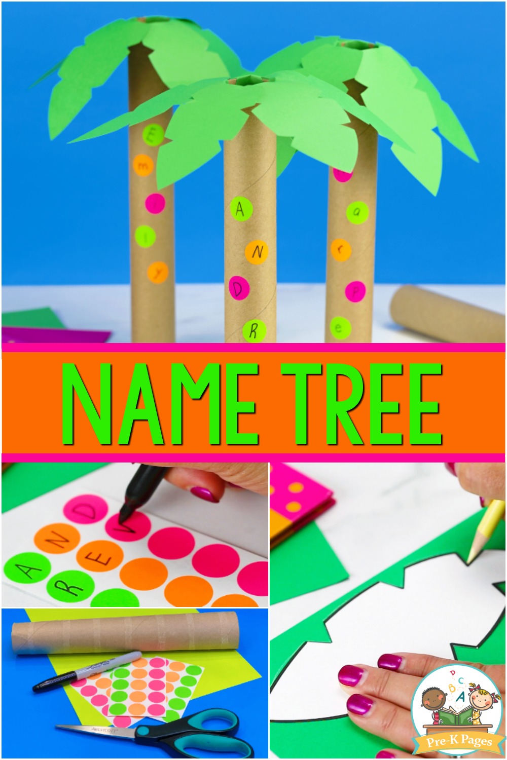Name Recognition Activity For Preschool Letter Tree Pre K Pages