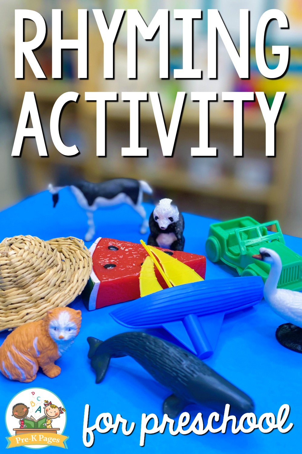 Rhyming Activity For Preschoolers And Kindergartners Pre K Pages