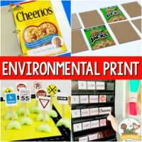 12 Environmental Print Activities - Pre-K Pages